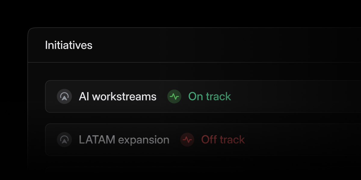 Initiative updates – Changelog