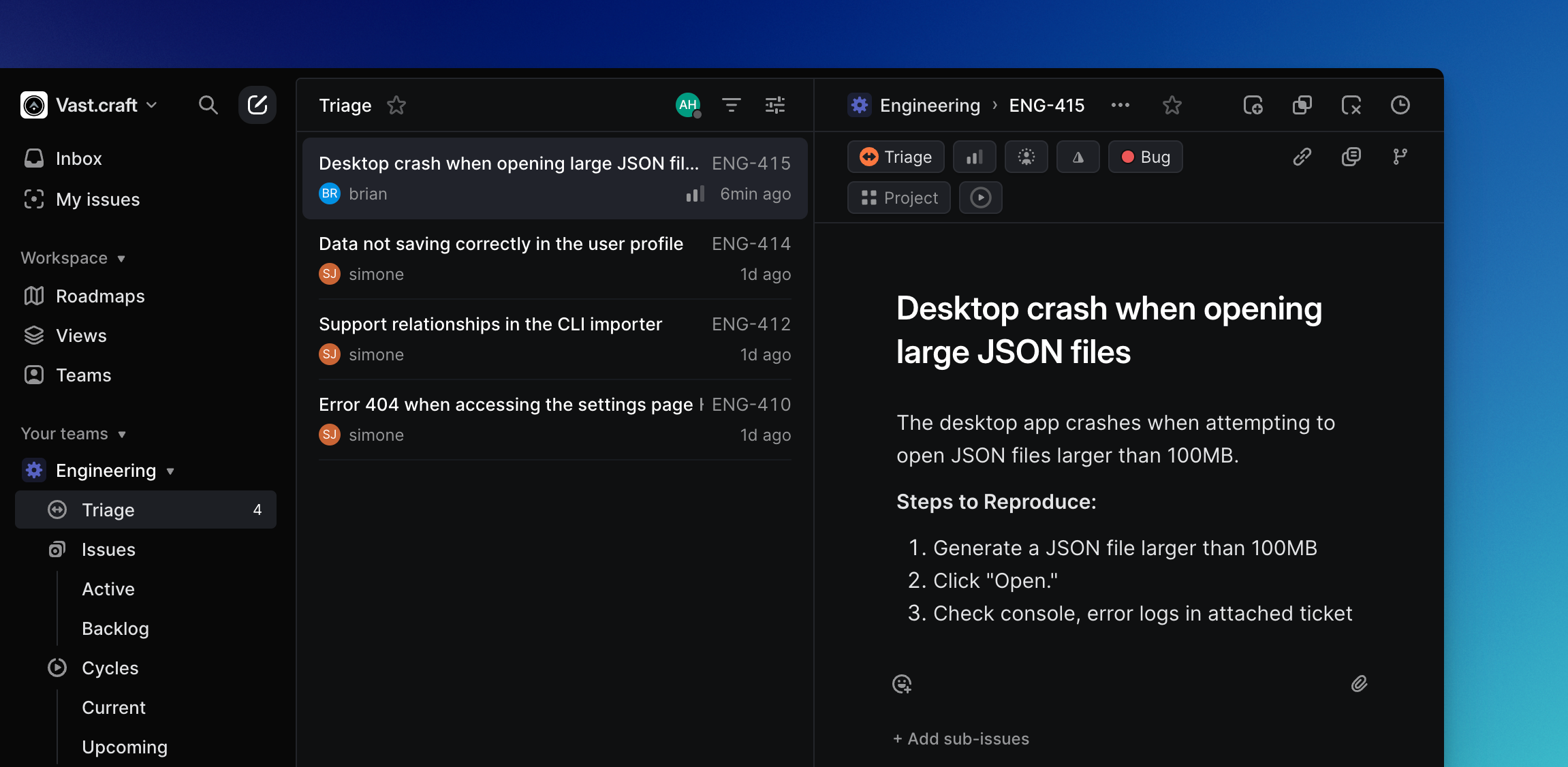Triage – Linear Docs